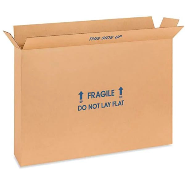 Moving Box - Flat Screen TV Large - 54in x 6.5in x 35in – Supplies Plus ...